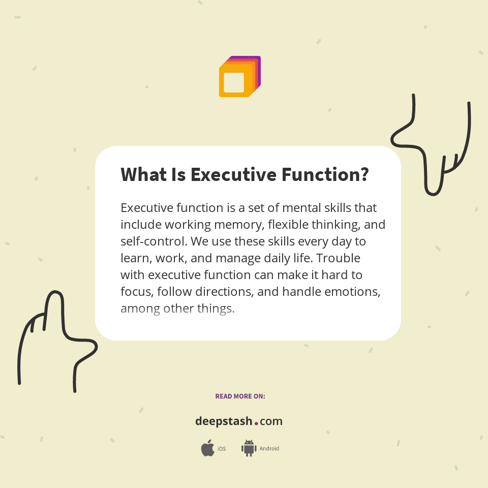 What Is Executive Function? - Deepstash