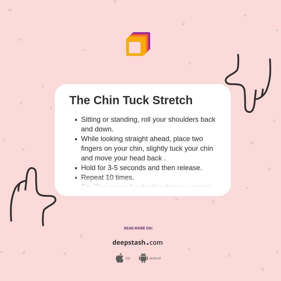 The Chin Tuck Stretch - Deepstash
