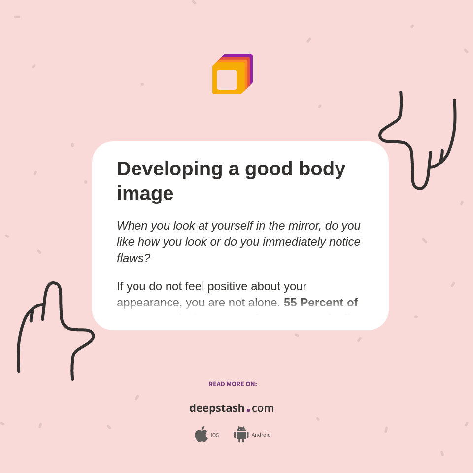 Developing a good body image - Deepstash