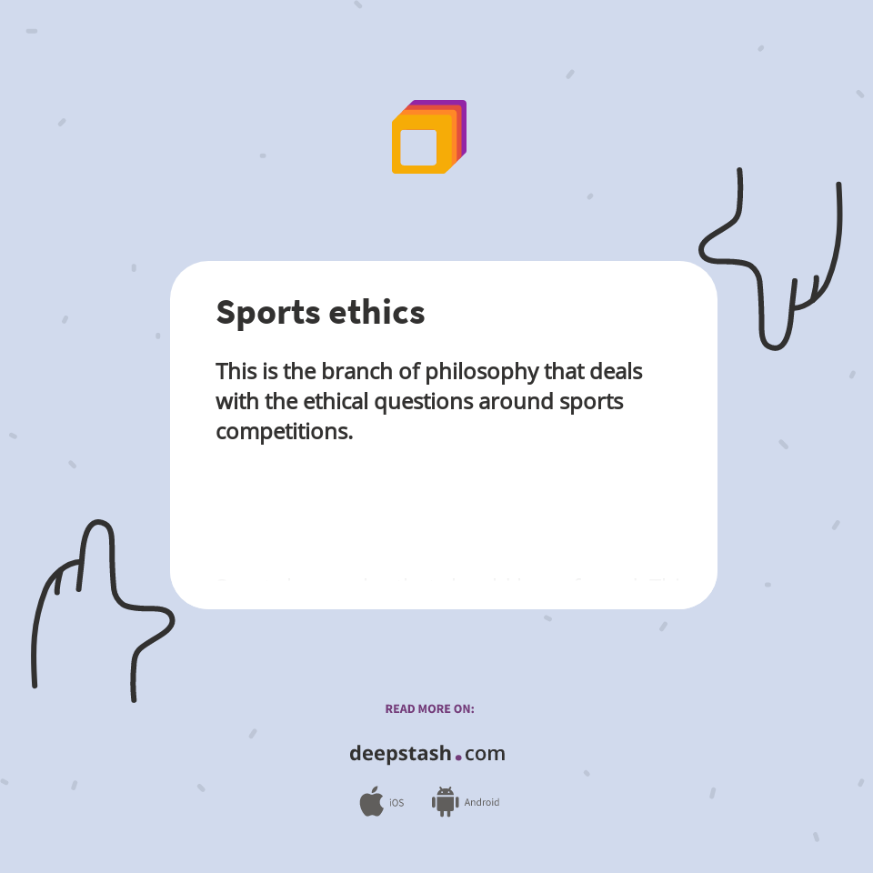 Sports ethics - Deepstash