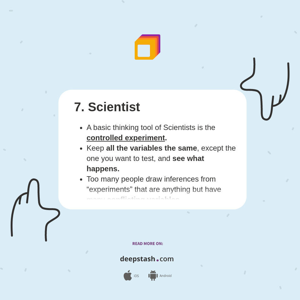 7. Scientist - Deepstash