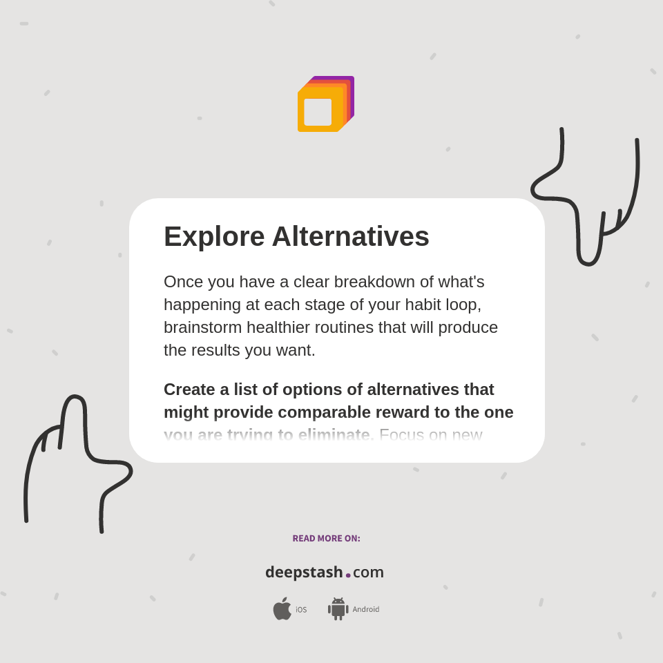 Explore Alternatives - Deepstash