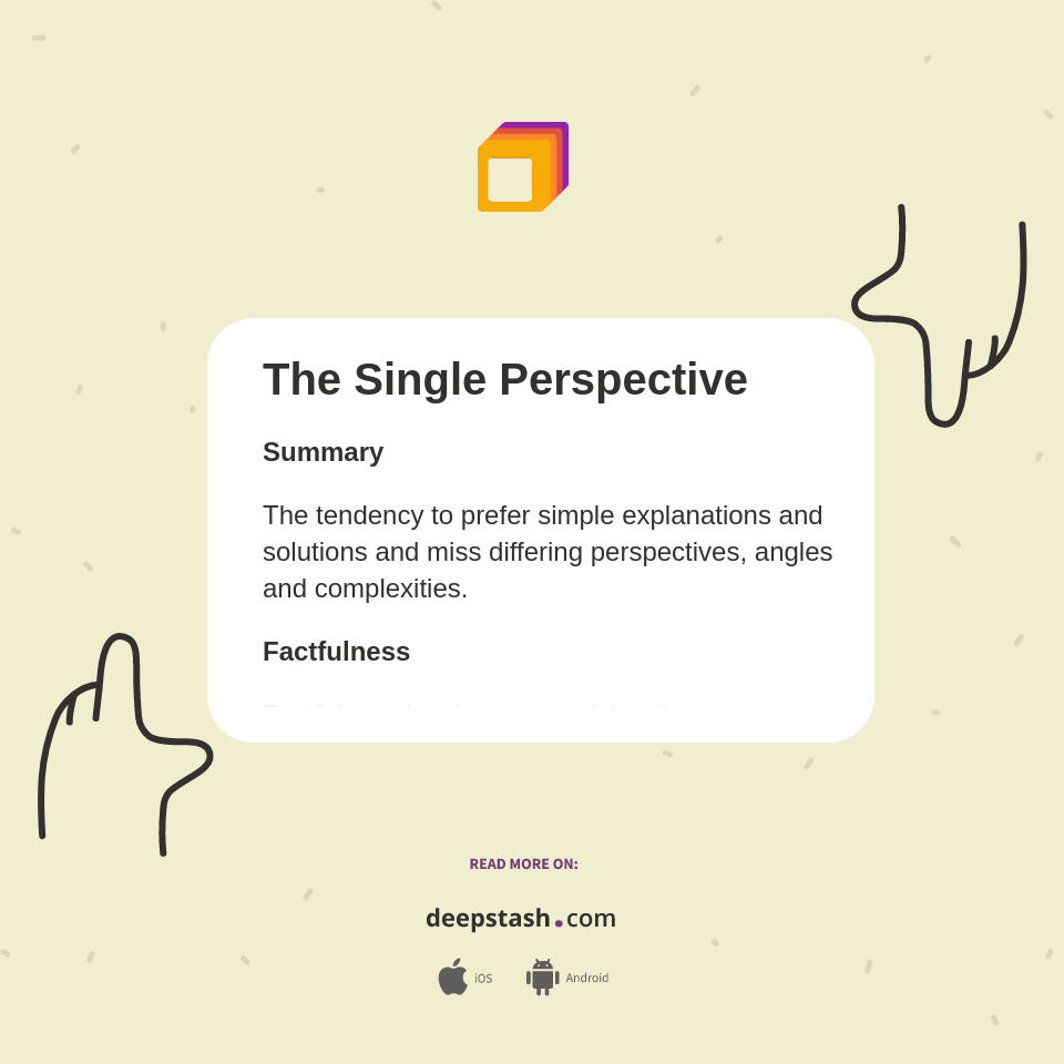 The Single Perspective - Deepstash