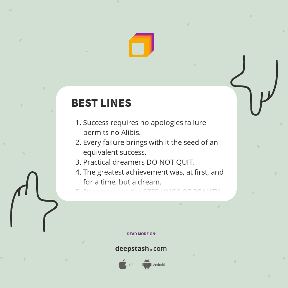 BEST LINES - Deepstash