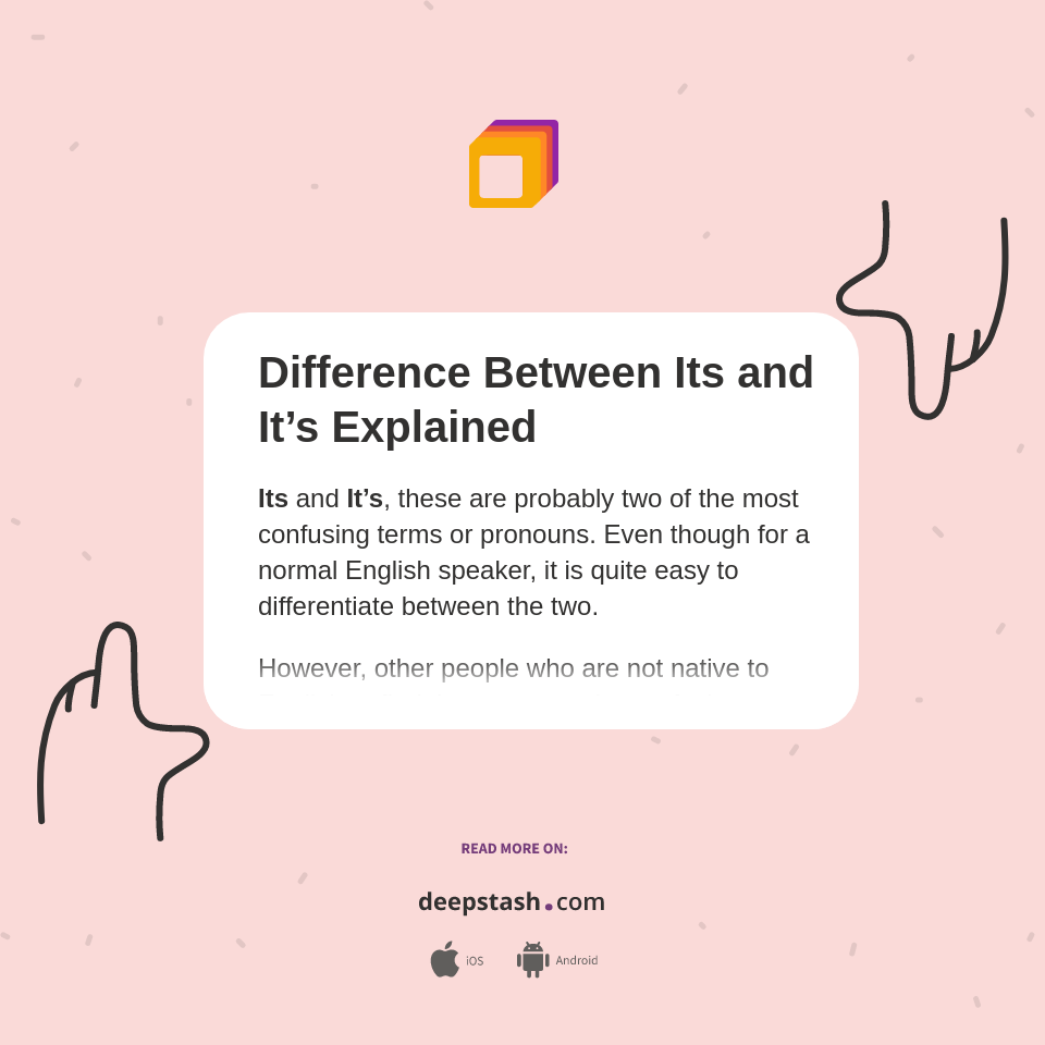 Difference Between Its and It’s Explained - Deepstash