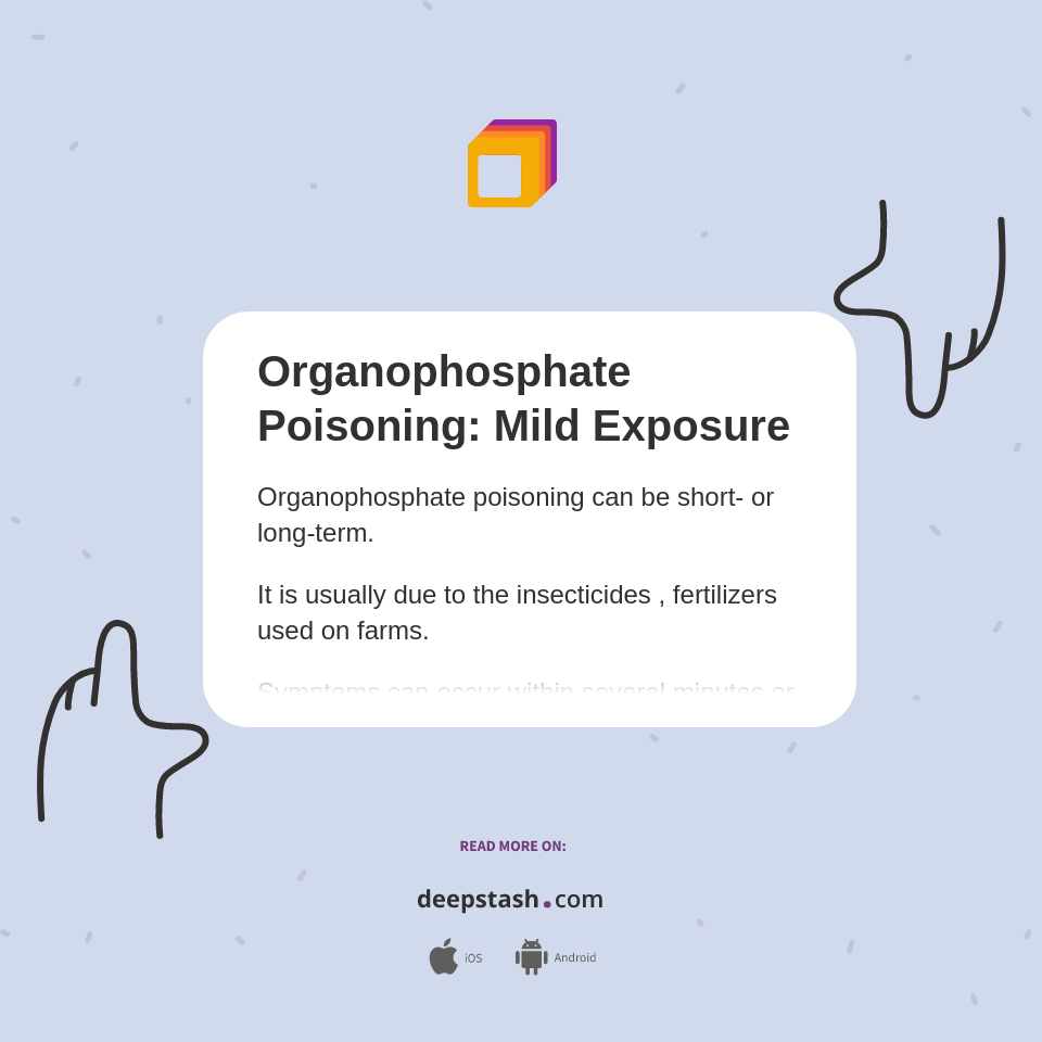 Organophosphate Poisoning: Mild Exposure - Deepstash