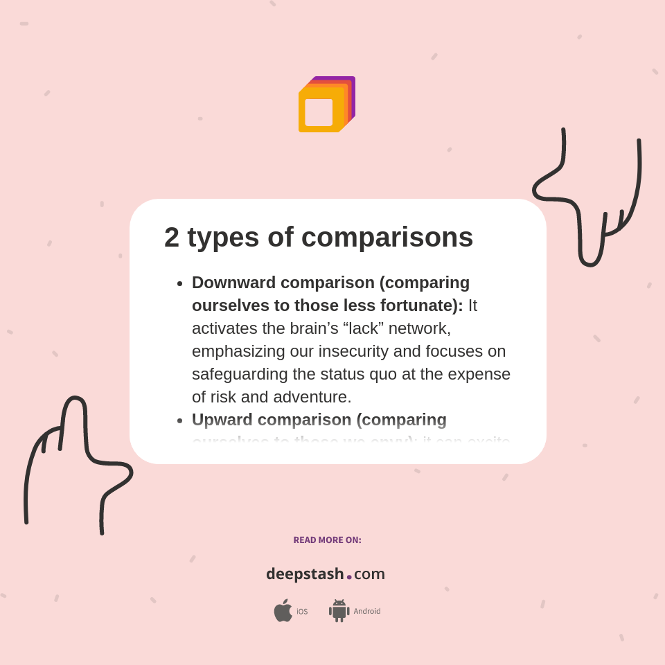 2 types of comparisons - Deepstash