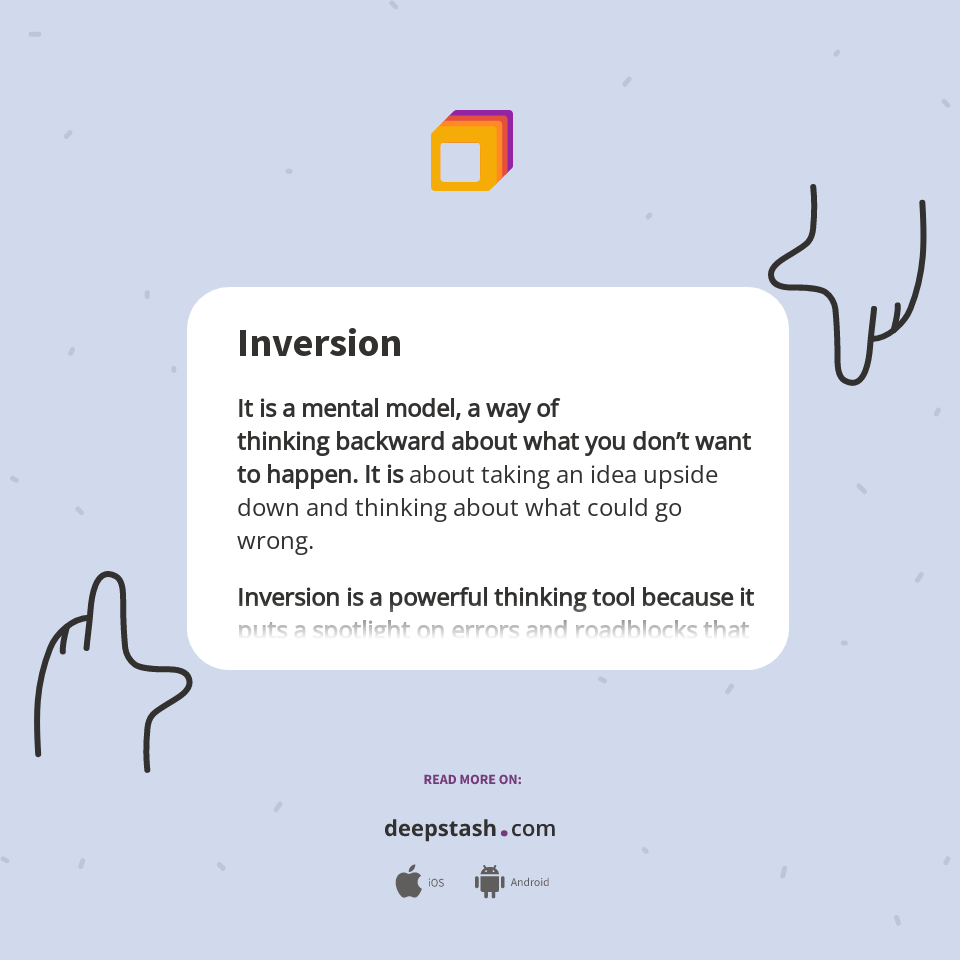 Inversion - Deepstash