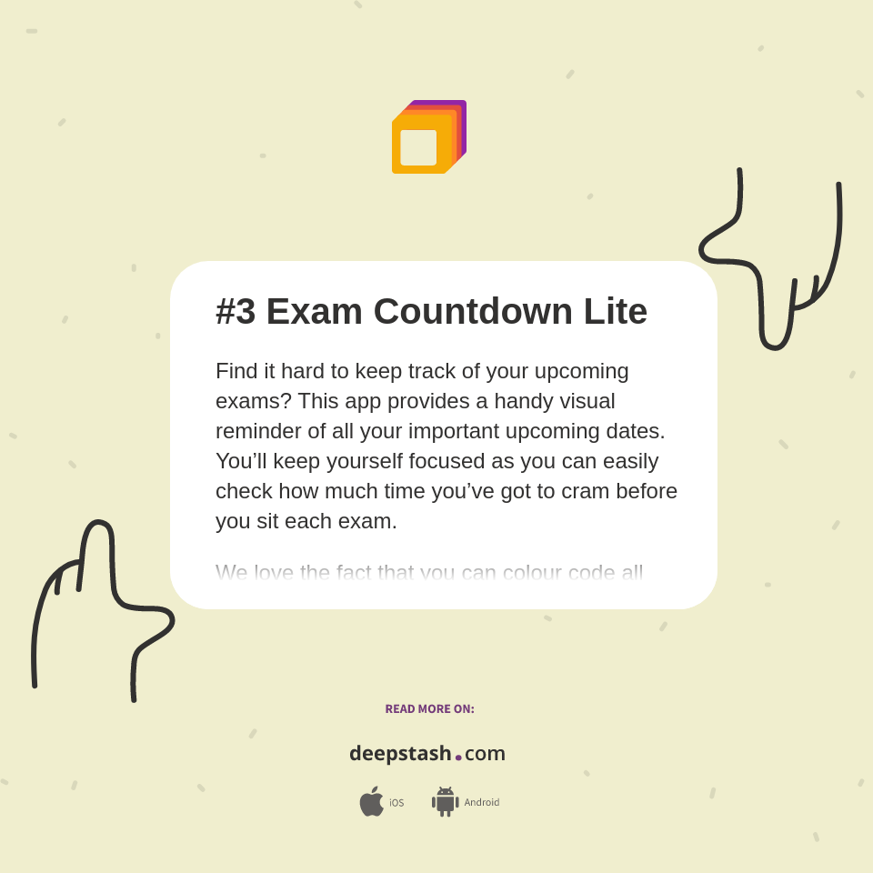#3 Exam Countdown Lite - Deepstash