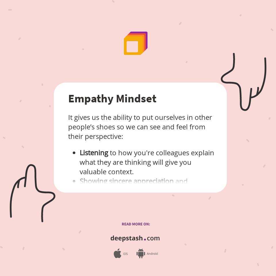 Empathy Mindset - Deepstash