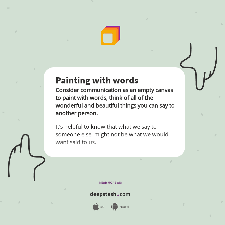 Painting with words - Deepstash