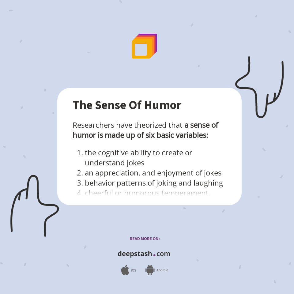 The Sense Of Humor Deepstash The Sense Of Humor Deepstash