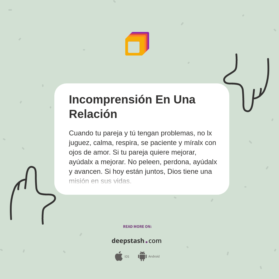 Incomprensión En Una Relación - Deepstash