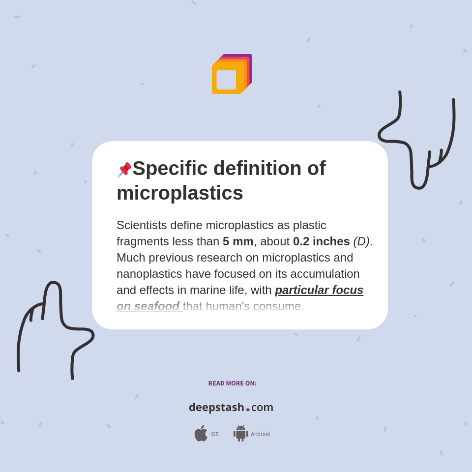 📌Specific definition of microplastics - Deepstash