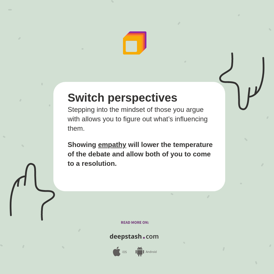 Switch perspectives - Deepstash