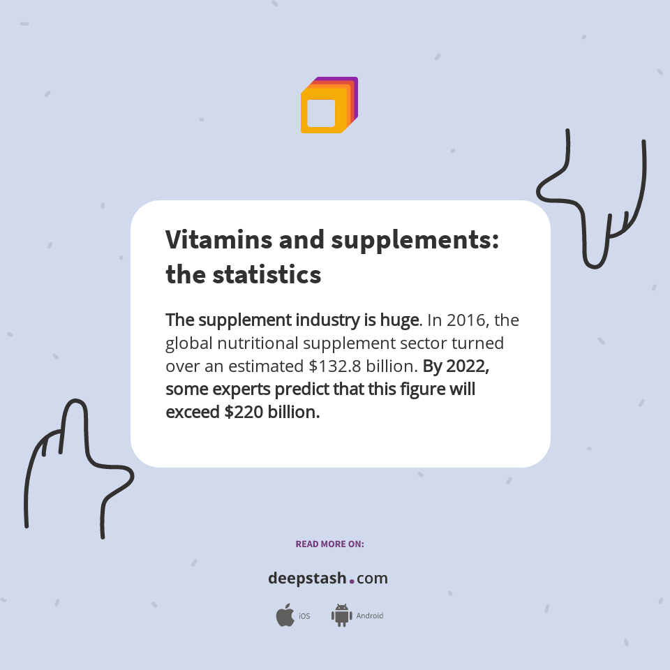 Vitamins and supplements: the statistics - Deepstash