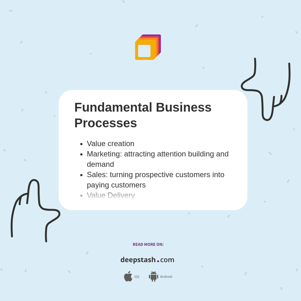 Fundamental Business Processes - Deepstash