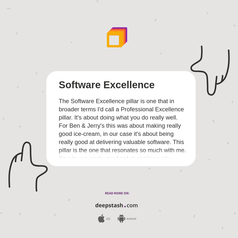 Software Excellence - Deepstash