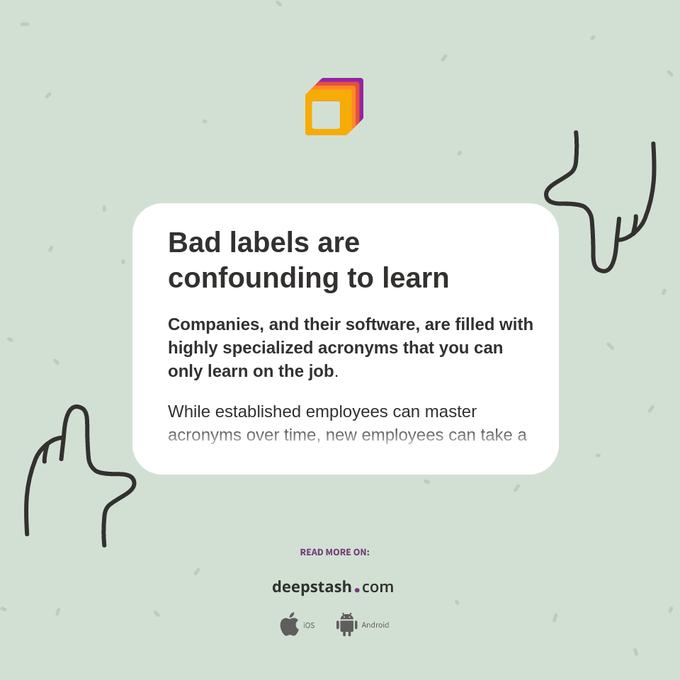 Bad labels are confounding to learn - Deepstash
