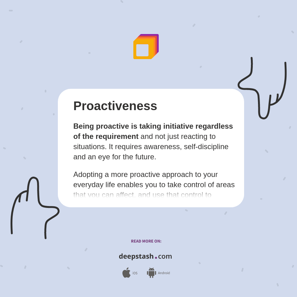 Proactiveness Deepstash