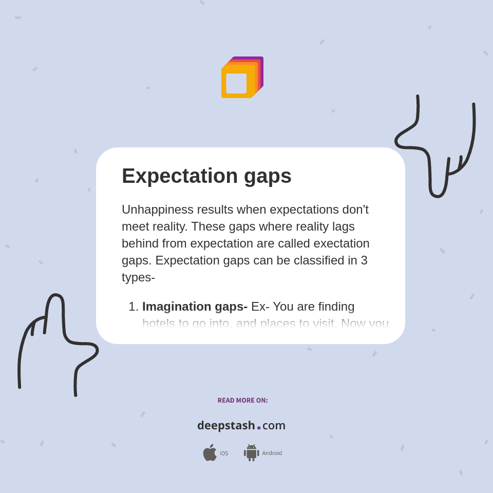 Expectation gaps - Deepstash