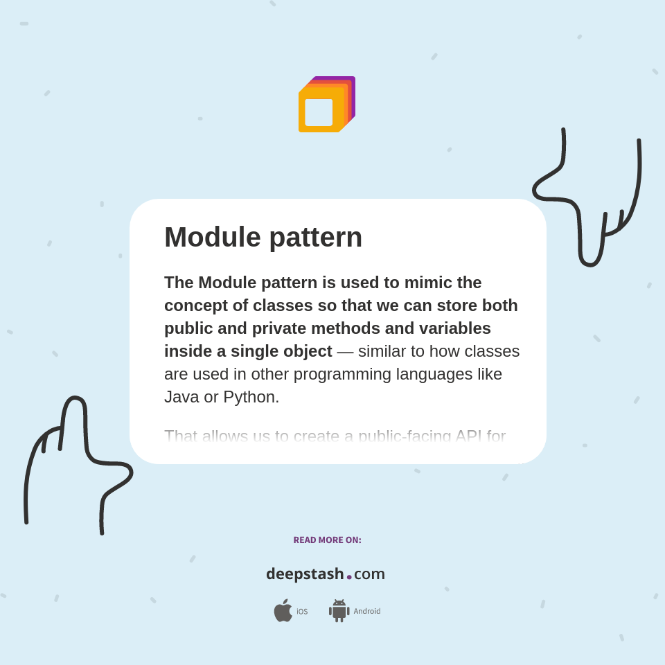Module pattern - Deepstash
