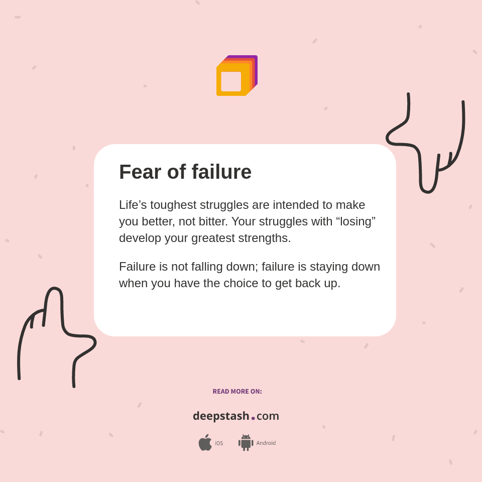 Fear of failure - Deepstash