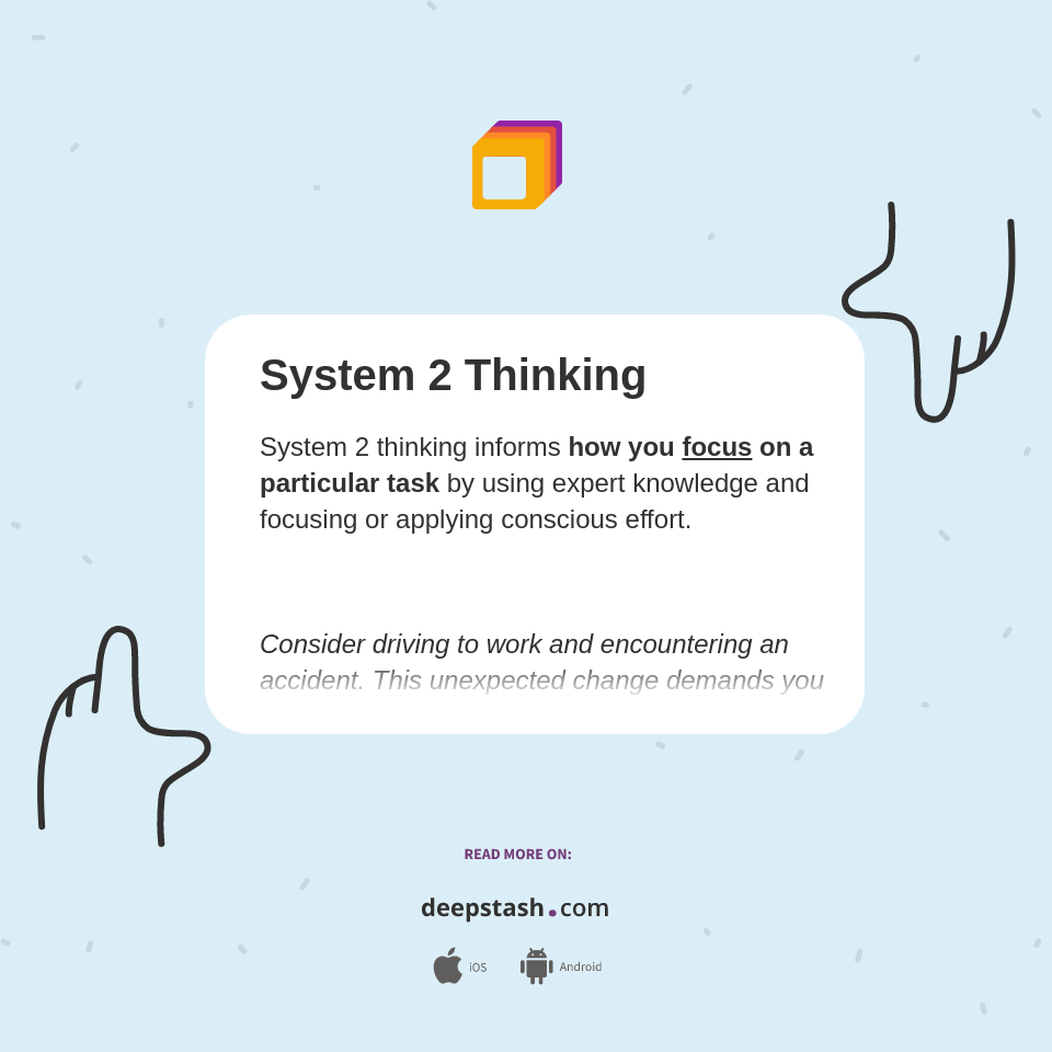 System 2 Thinking - Deepstash