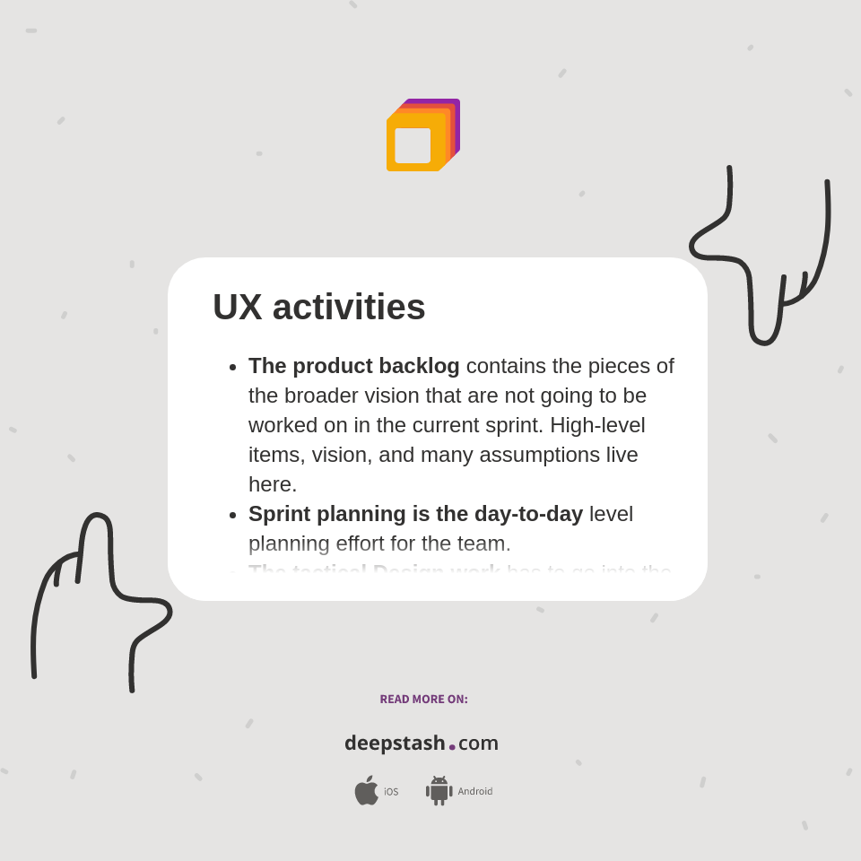 UX activities - Deepstash