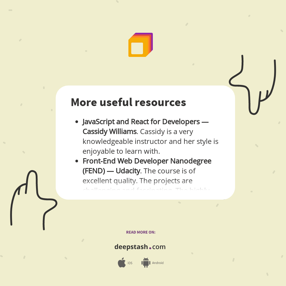 More useful resources - Deepstash