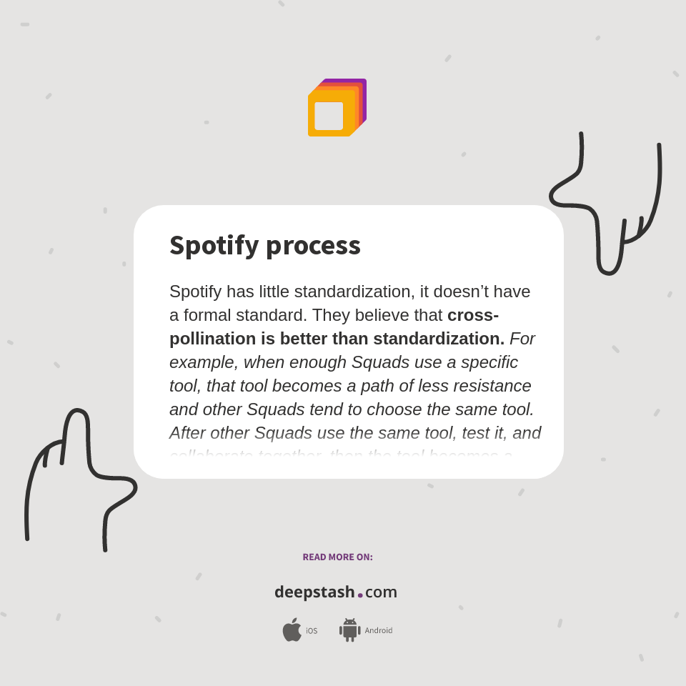 Spotify process - Deepstash