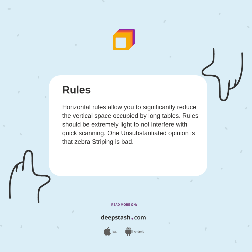Rules - Deepstash