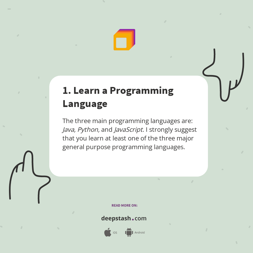 1. Learn a Programming Language - Deepstash