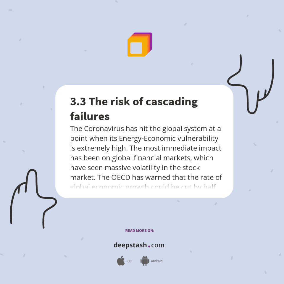 3.3 The risk of cascading failures - Deepstash