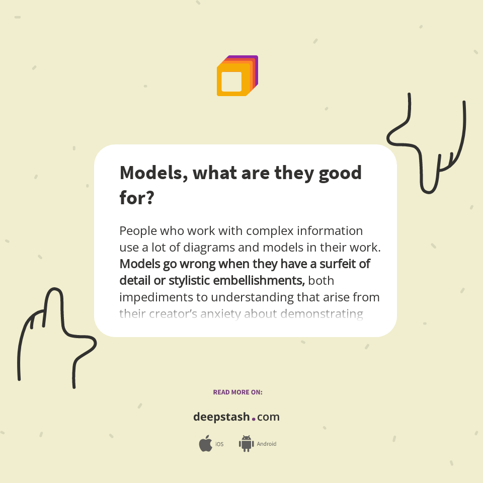 Models, what are they good for? - Deepstash