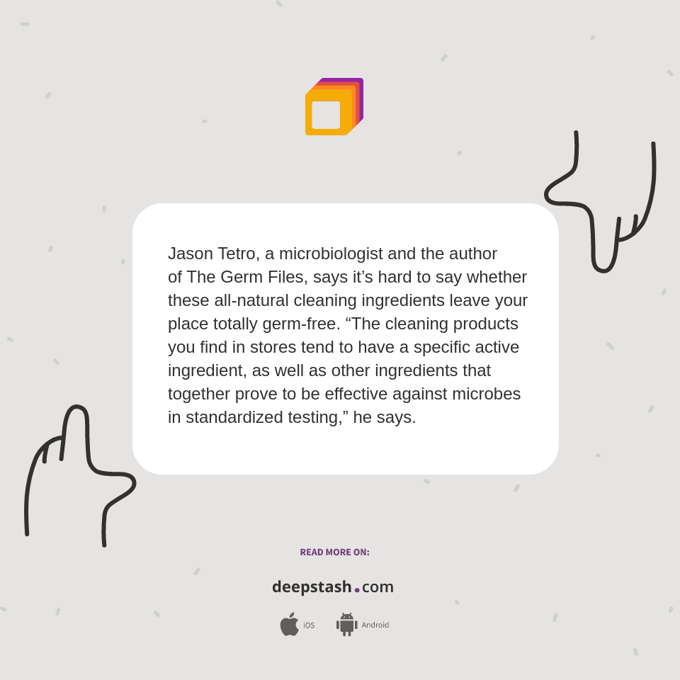 Jason Tetro, a microbiologist and the author of The Germ... - Deepstash