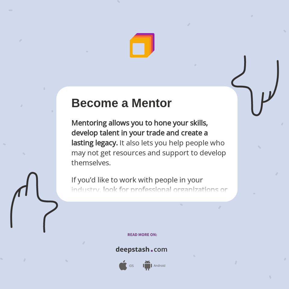 Become a Mentor - Deepstash