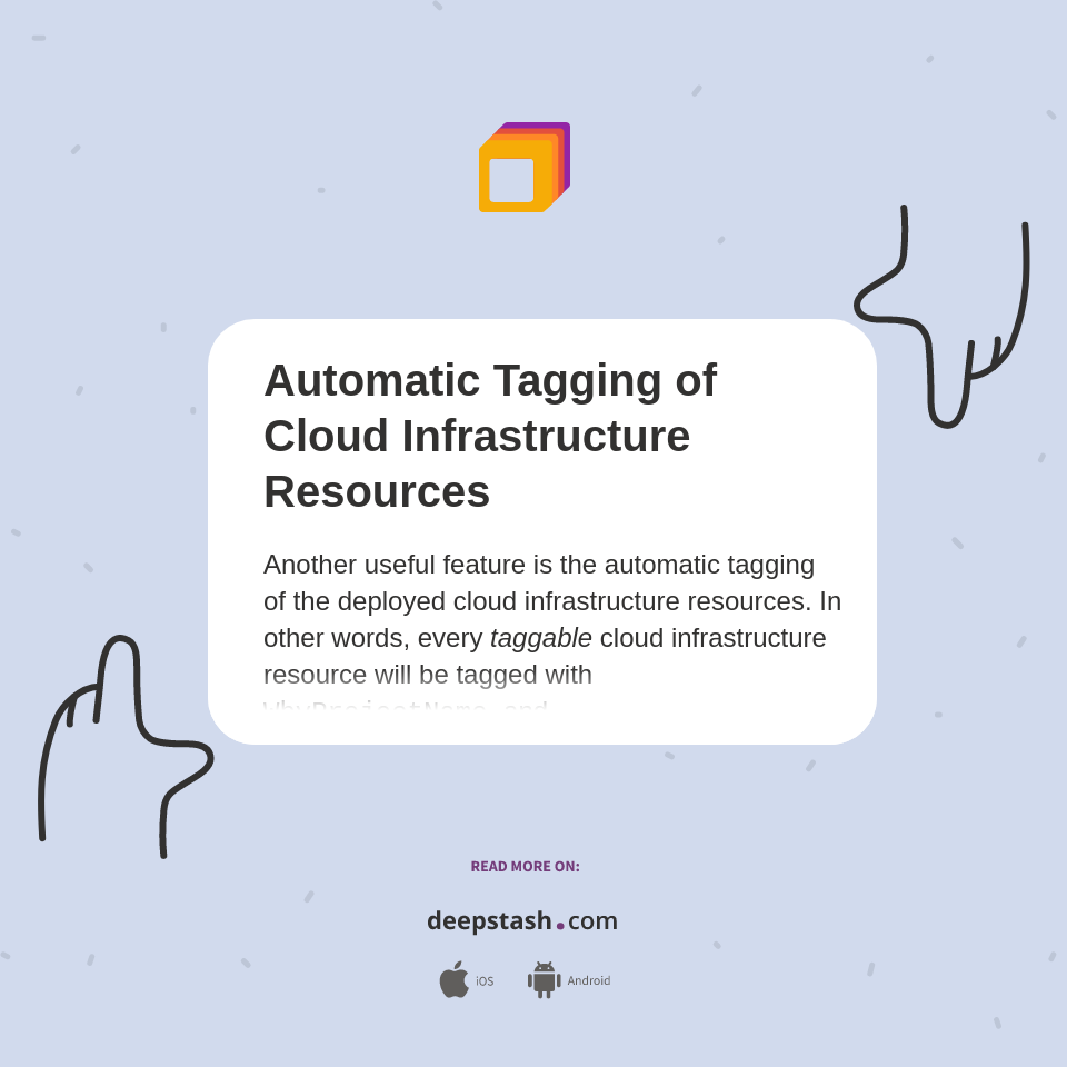 Automatic Tagging of Cloud Infrastructure Resources - Deepstash