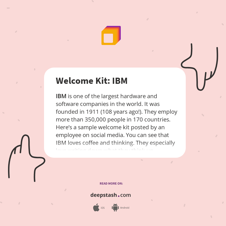 Welcome Kit: IBM - Deepstash