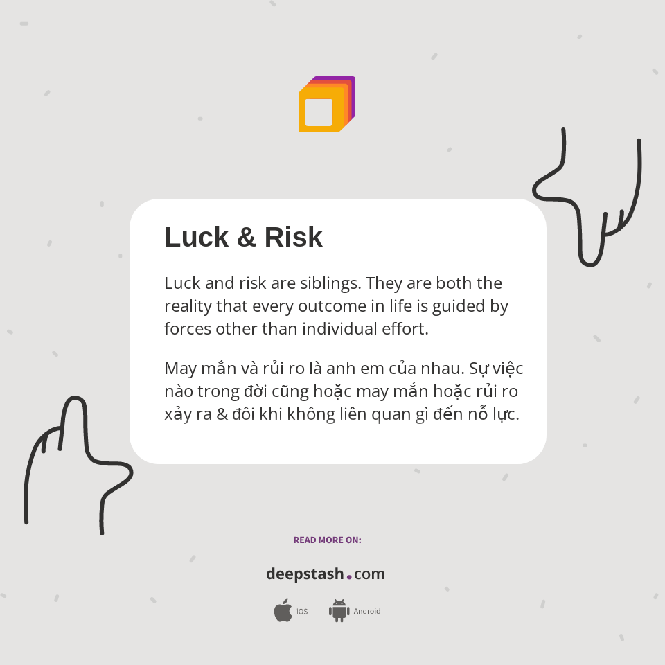 Luck & Risk - Deepstash