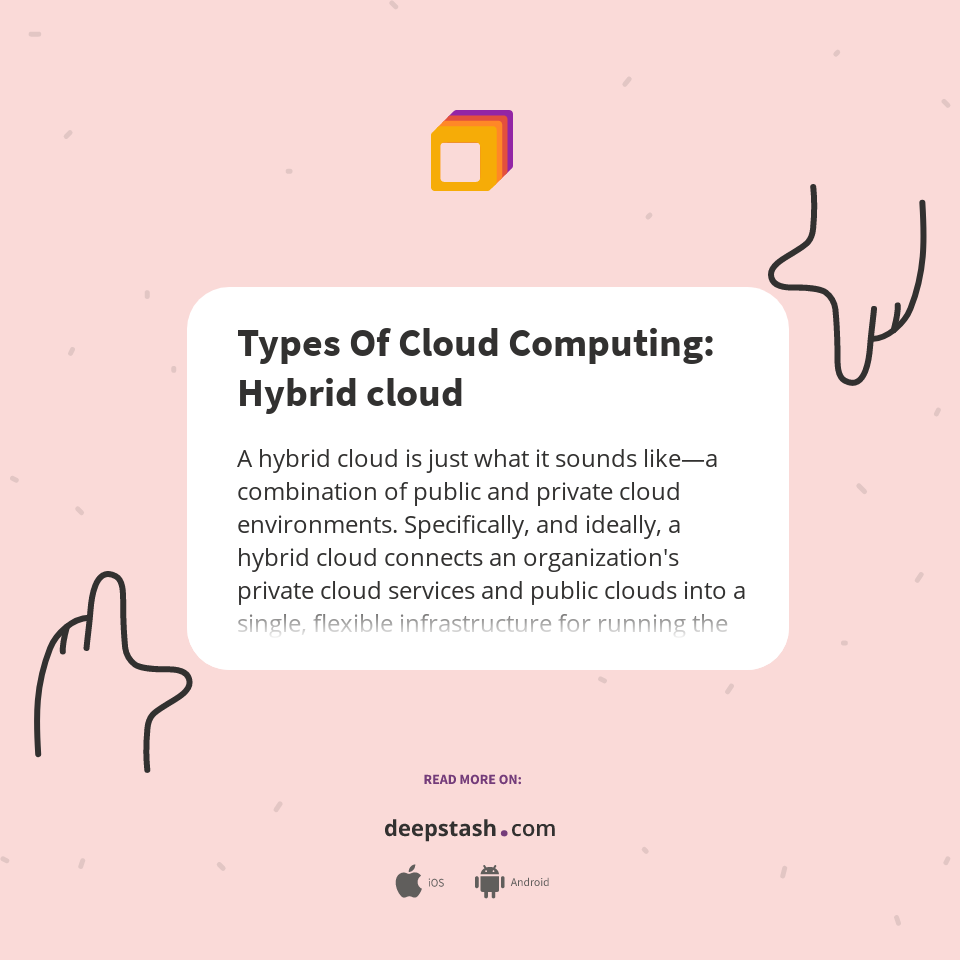 Types Of Cloud Computing: Hybrid cloud - Deepstash