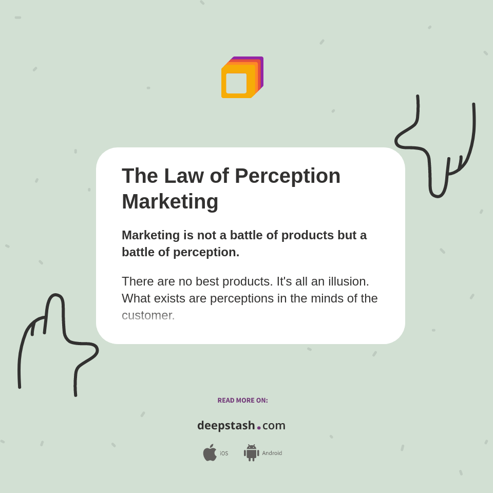 The Law of Perception Marketing - Deepstash