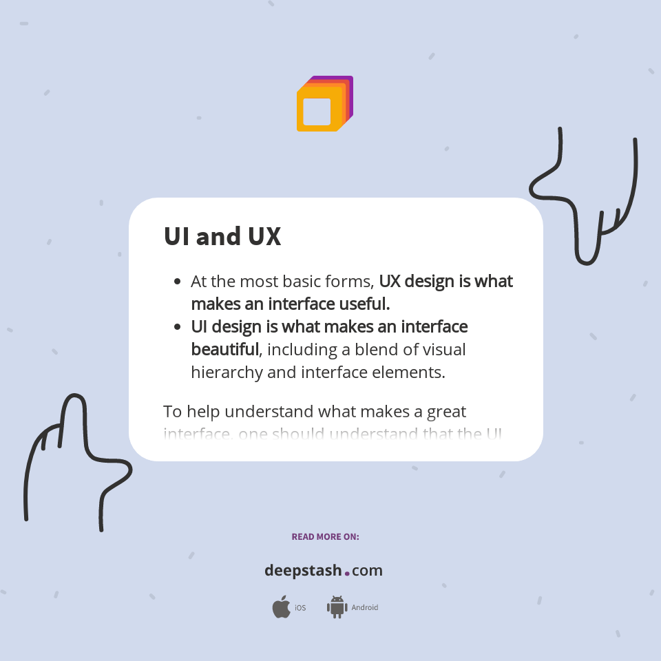 UI and UX - Deepstash