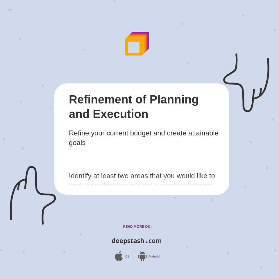 Refinement of Planning and Execution - Deepstash