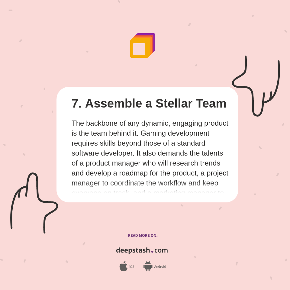 7. Assemble a Stellar Team - Deepstash