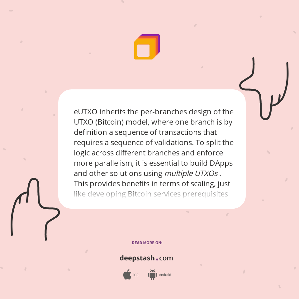 eUTXO inherits the per-branches design of the UTXO (Bitcoin)... - Deepstash eUTXO inherits the per-branches design of the UTXO (Bitcoin)... - Deepstash