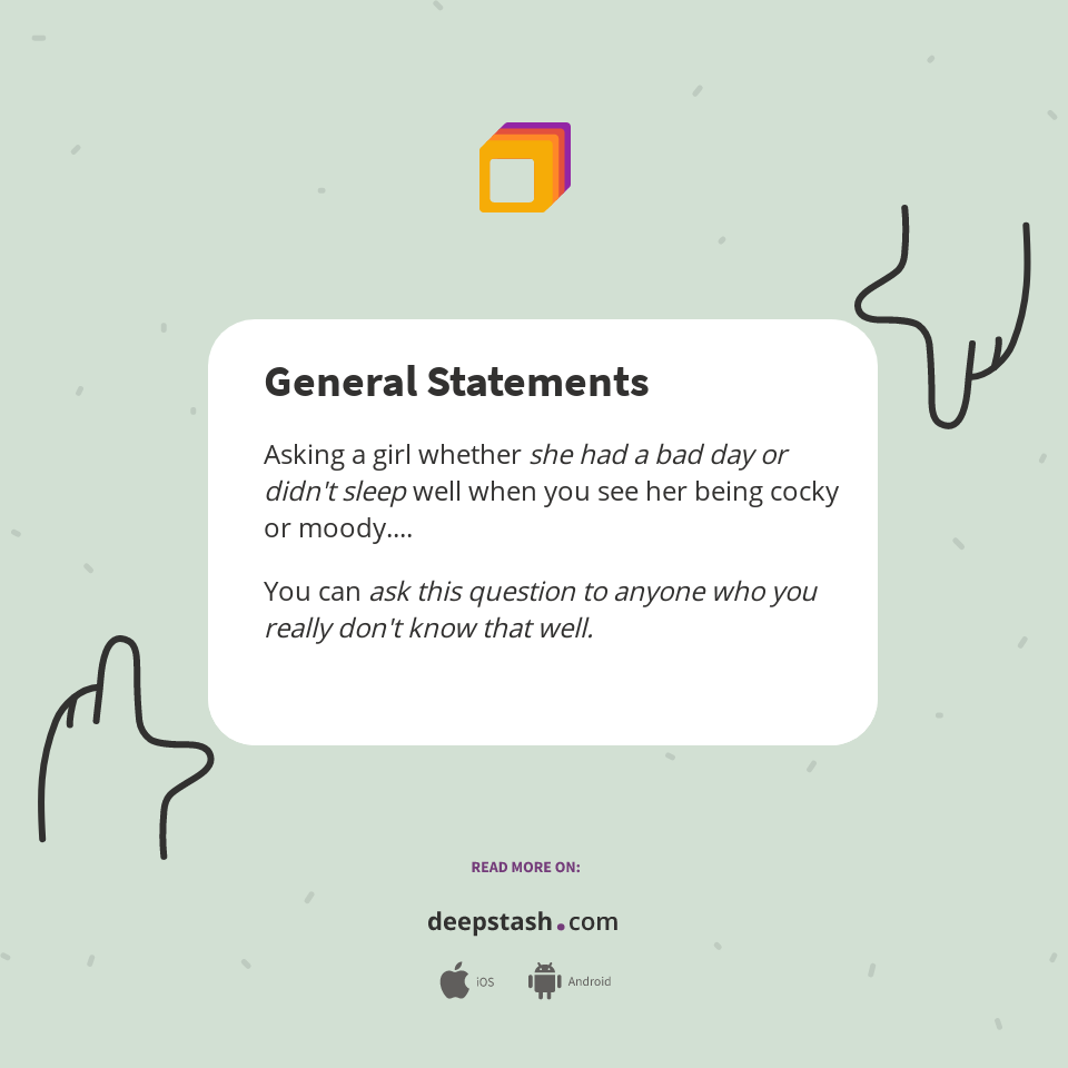 General Statements - Deepstash