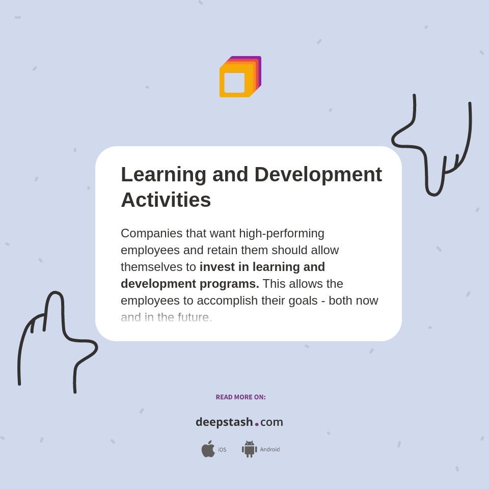 Learning and Development Activities - Deepstash
