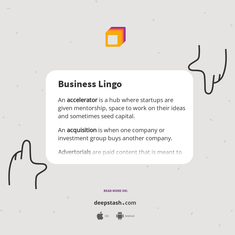 Business Lingo - Deepstash