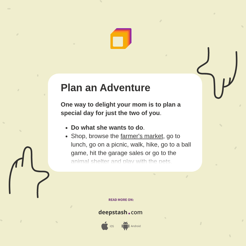 Plan an Adventure - Deepstash